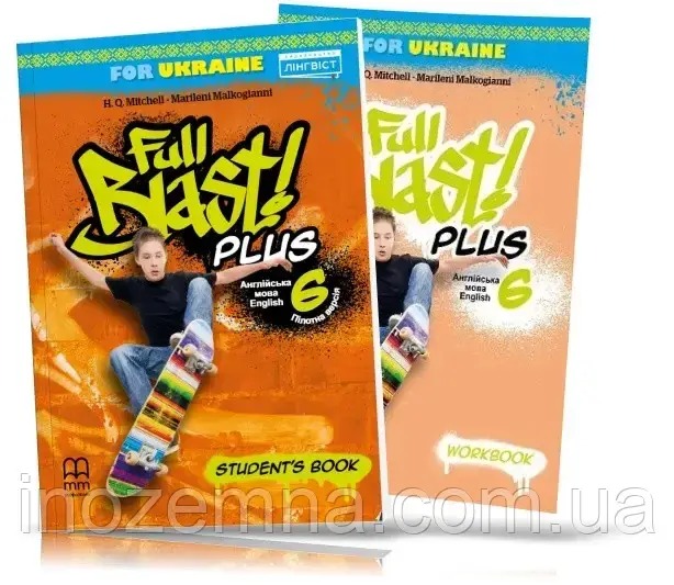 Full Blast Plus for Ukraine 6 Student`s Book + Workbook НУШ (комплект) (ID#1946873554), цена ...