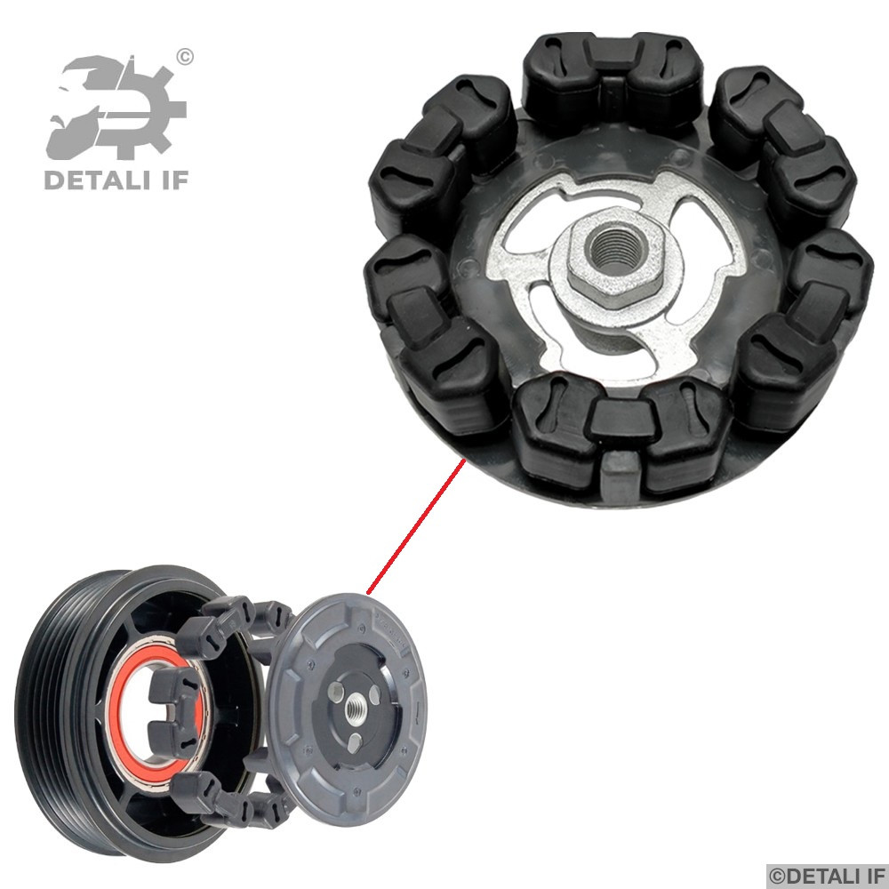Ремкомплект муфты компрессора кондиционера A8 Audi 5SE09C 5SL12C ...