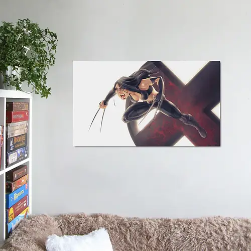 Плакат "Лора Кинни, Икс-23, дочь Росомахи, Wolverine", 35×60см (ID ...