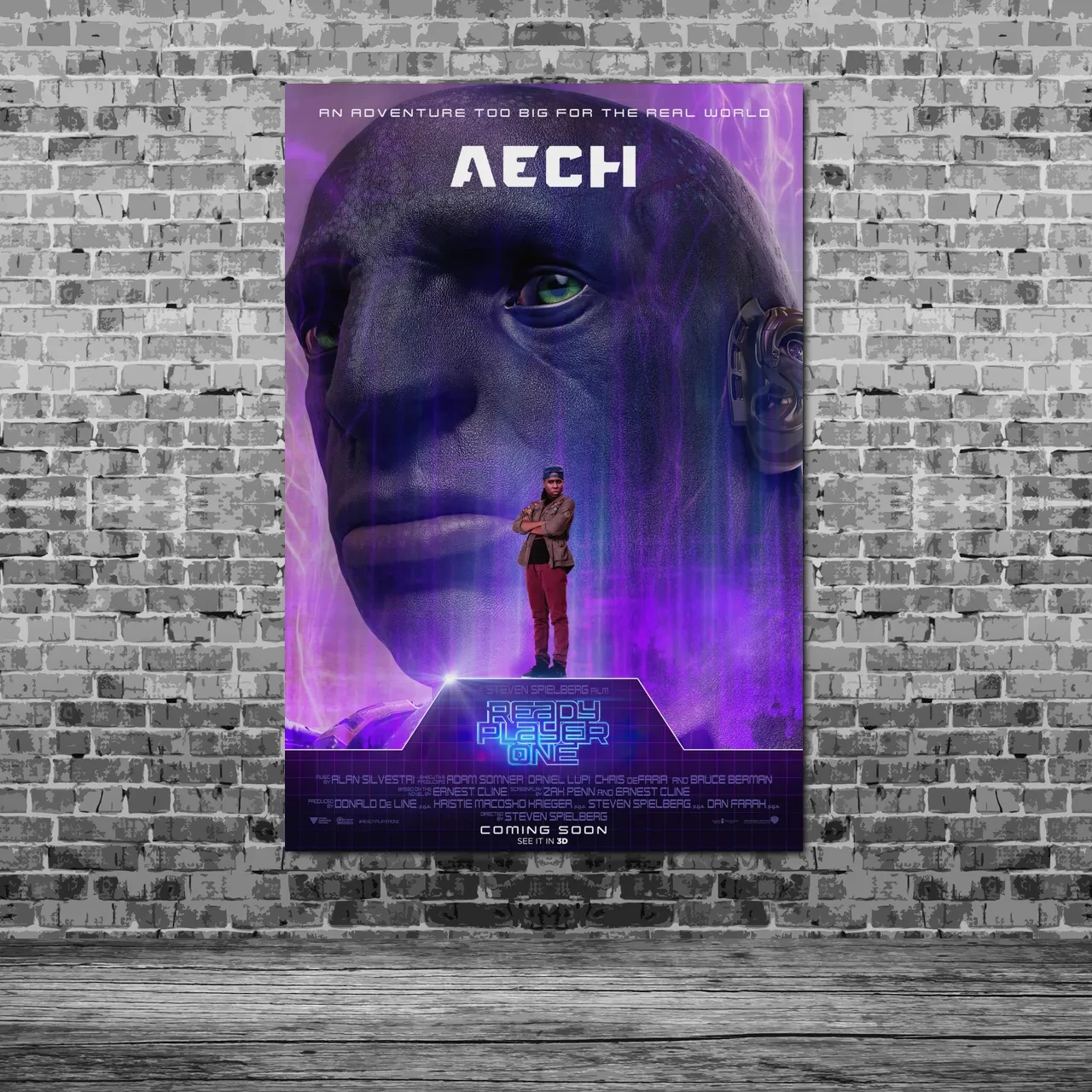Плакат "Первому игроку приготовиться, Aech, Ready Player One (2018)", 42×28см (ID#950764516 ...
