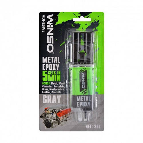 Клей епоксидний 30g Сірий Metal Epoxy 300 500 "Winso" (12шт/ящ) (ID ...