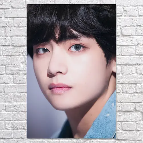 Плакат "БТС, Кім Техьон, Ві, Bangtan Boys, BTS, Kim Taehyung", 90×60см ...