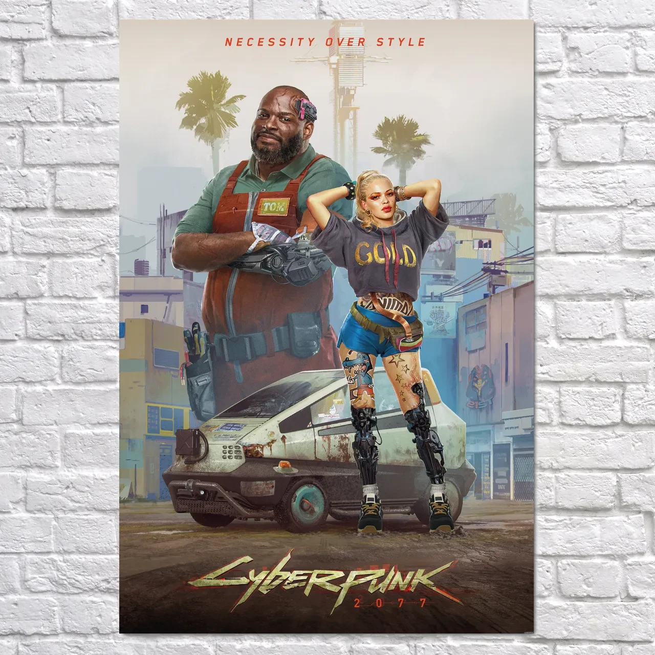 Плакат "Киберпанк 2077, Cyberpunk 2077", 60×41см: продажа, цена в ...