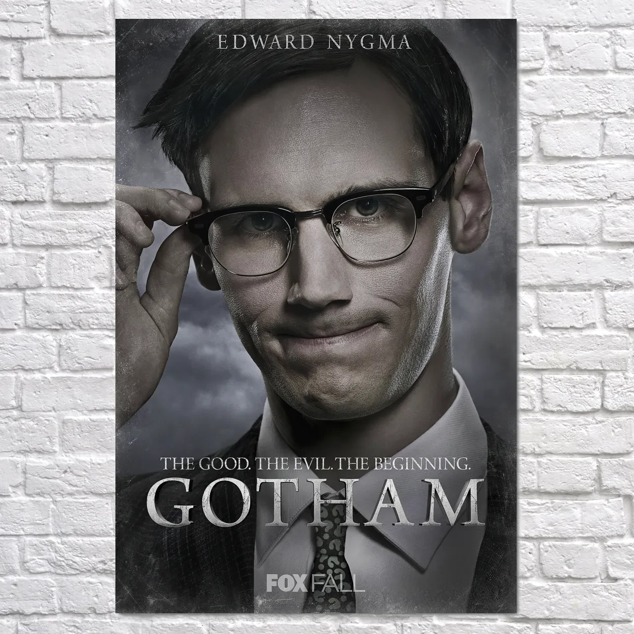 Плакат "Готэм, Эдвард Нигма, Загадочник, Gotham", 60×41см (ID ...