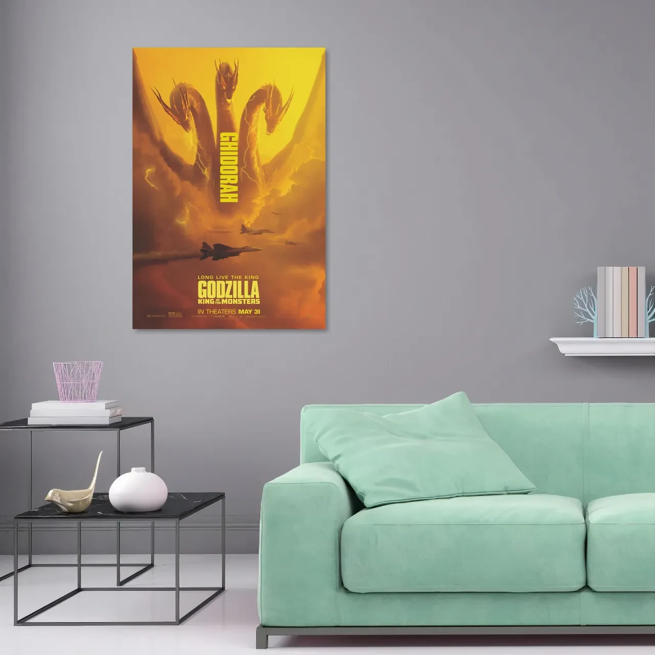 Купити Плакат "Ґодзілла, Гідора, King Ghidorah, Godzilla 2 (2019)", 60× ...