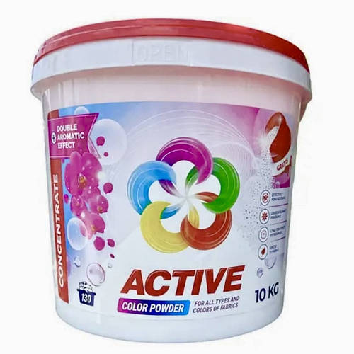 Пральний порошок Актив Колор Active Color Powder відро 10 кг (ID ...