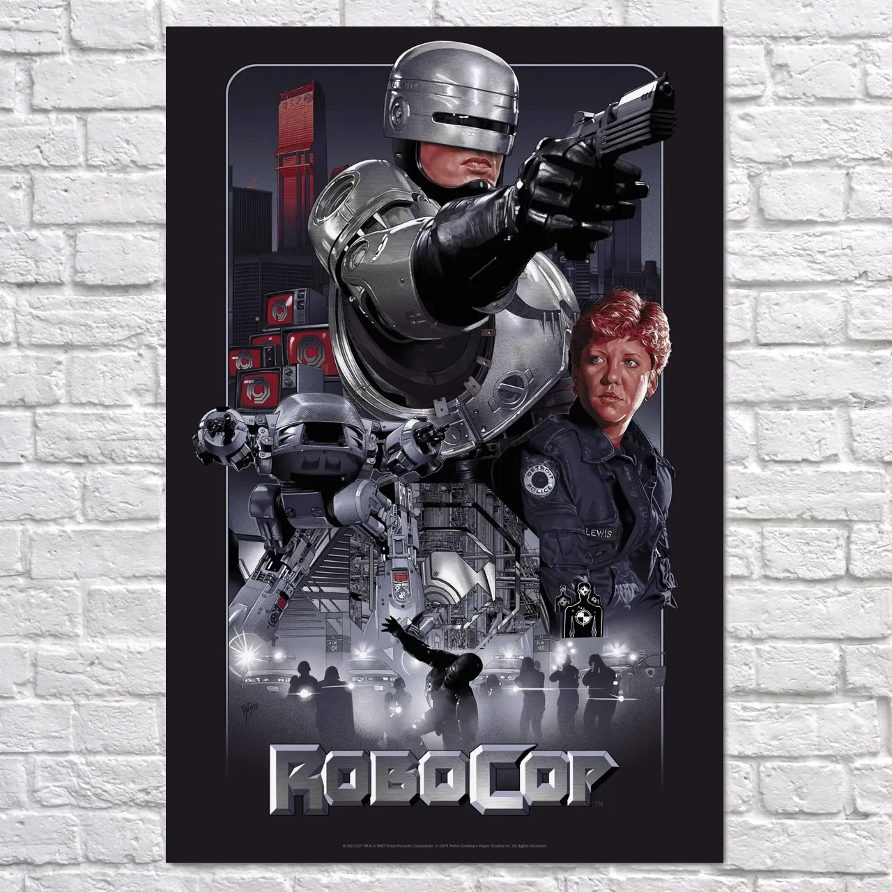 Плакат "Робокоп, Робот-поліцейський, RoboCop (1987)", 60×40см: продаж ...