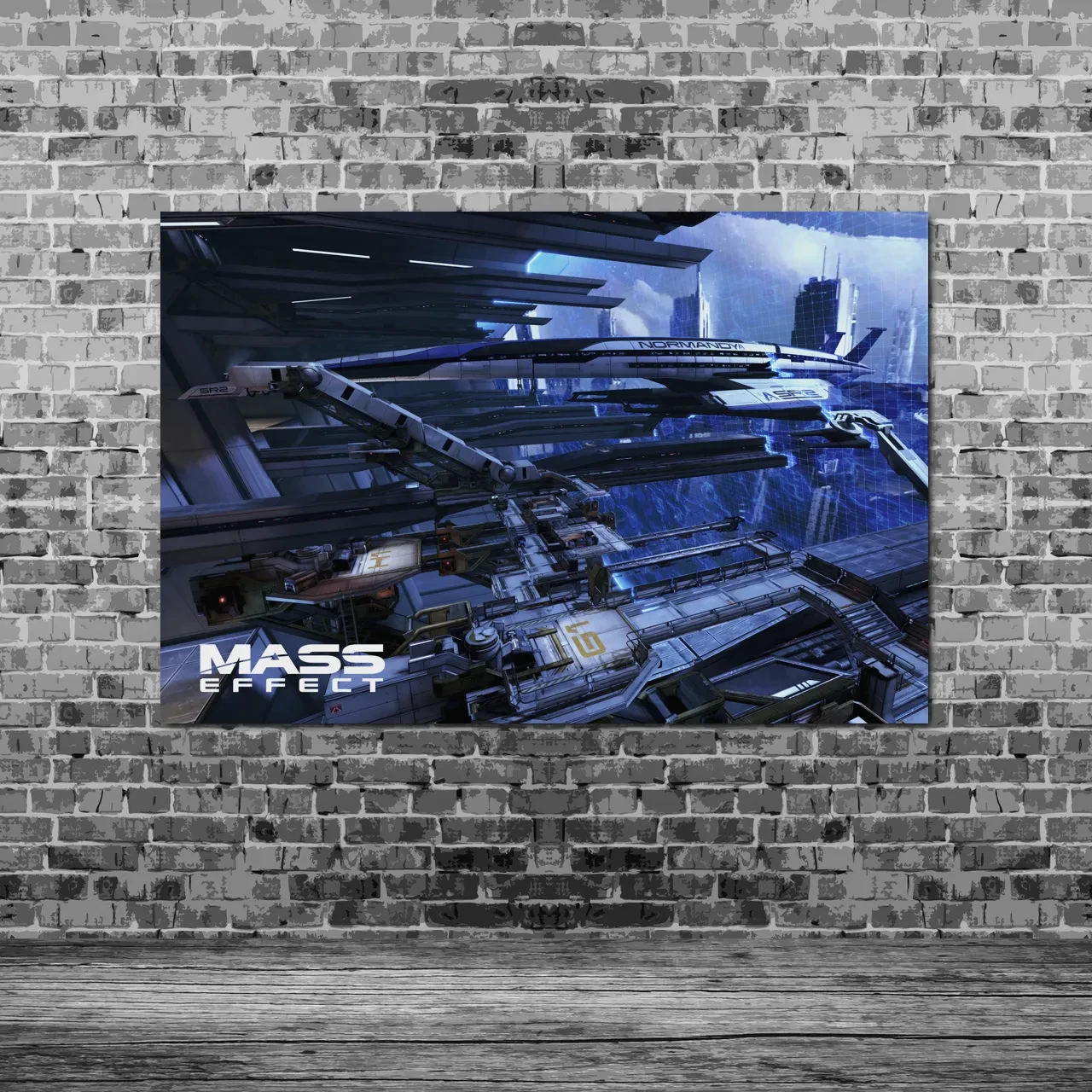 Плакат "Масс Эффект, Нормандия влетает в Цитадель, Mass Effect ...