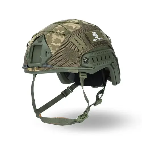 Купити Бронешолом FAST USA NIJ IIIa оливковий, кевлар + кавер піксель ...