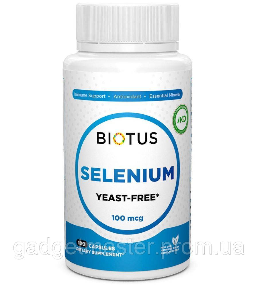 Купити Комплекс Селен і Молібден Biotus Selenium 100 mcg 100 Caps BIO-530838 GS, код: 7778503 ...