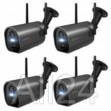 Купить Камера Cooau Kamera Zewnętrzna Ip WiFi Full Hd 3MP 2K Czarny x4 (COOAUZSGX2S2KCZARNYX4 ...