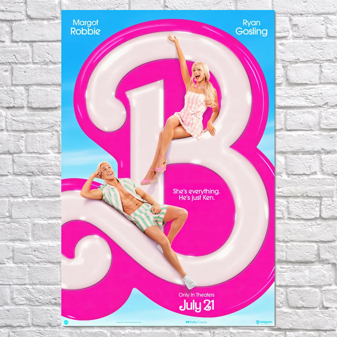 Плакат "Барби, Barbie (2023)", 106×72см (ID#1899818022), цена: 390 ...