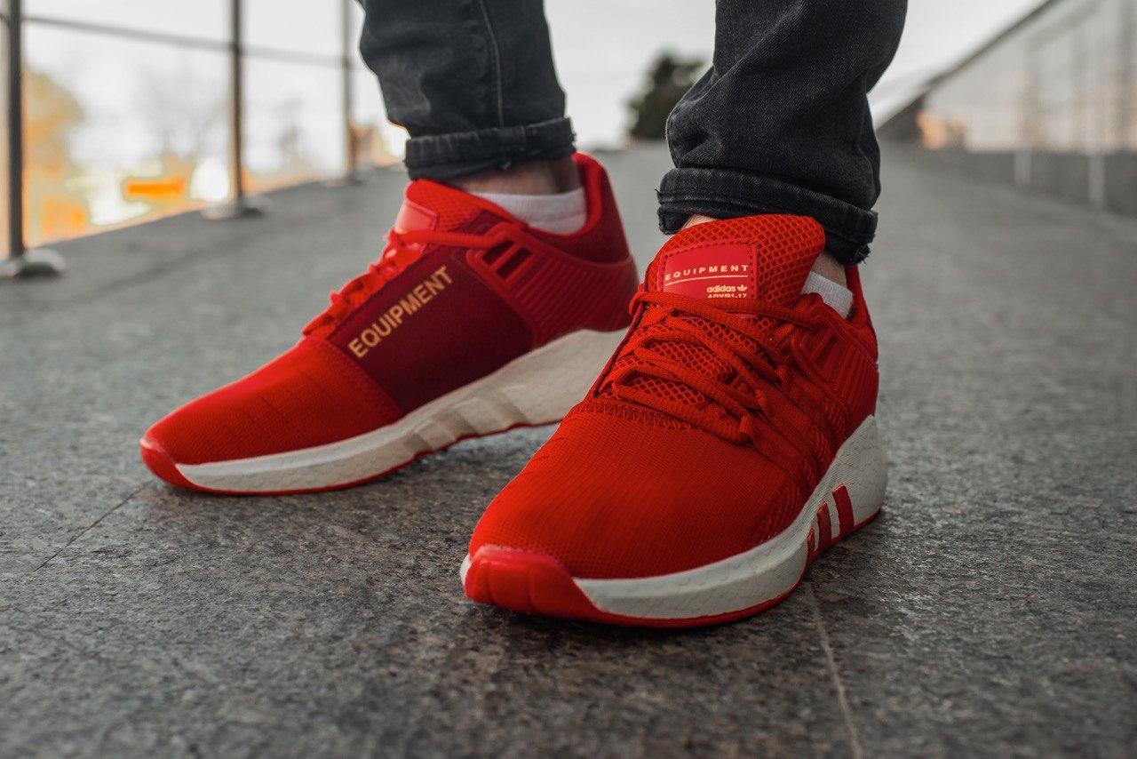 Чоловічі кросівки адідас червоні демісезонні кроси ADIDAS EQUIPMENT Red ...
