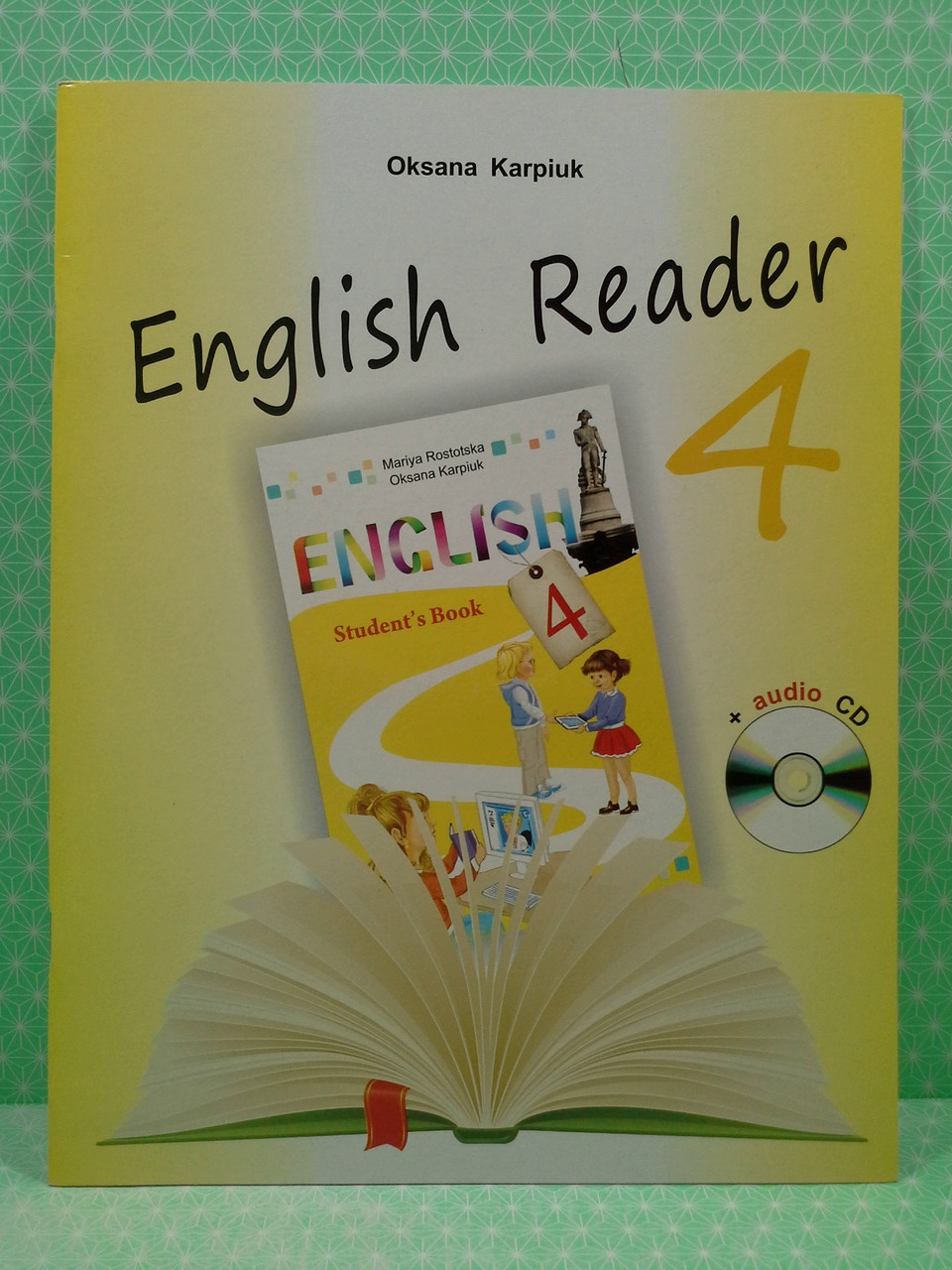 Англійська мова, 4 клас, Книга для читання, English Reader, +CD, Оксана ...