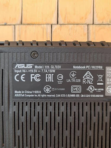 Купить Asus ROG Strix GL703V 17/i7-7700HQ/GeForce GTX 1060 /Не рабочий ...