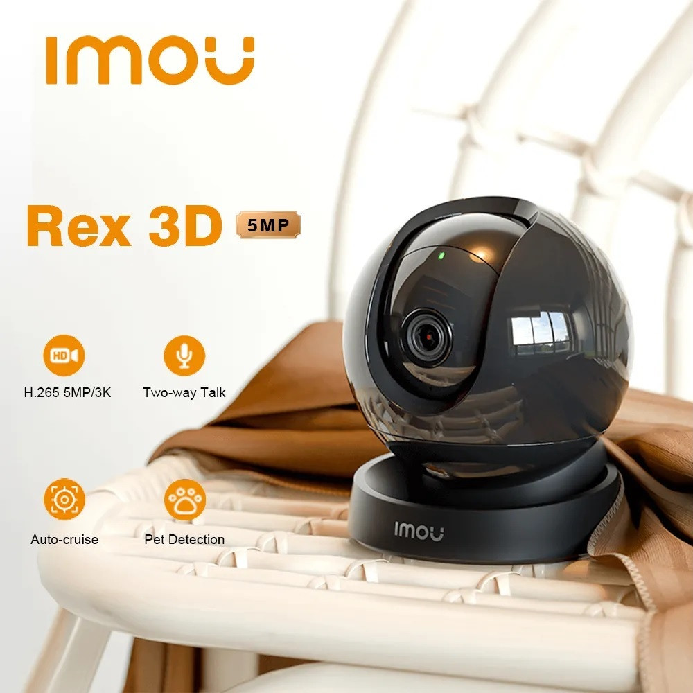 Поворотная WI-FI камера Imou REX 3D 5мп (IPC-GS2DP-5K0W), цена: 1790 ₴, купить на Prom.ua