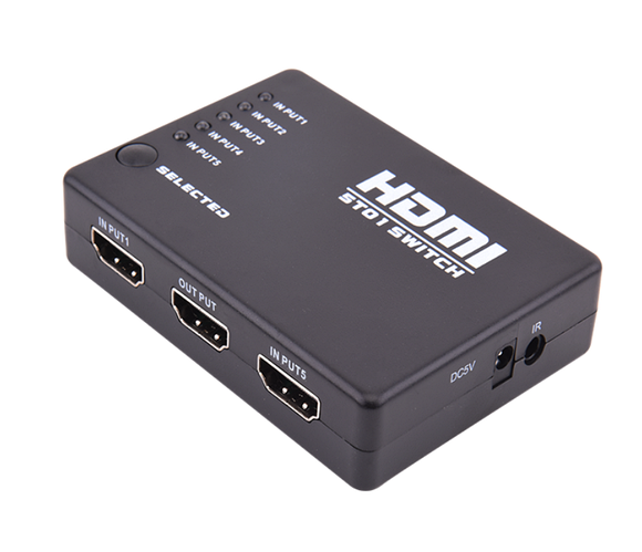 Купить HDMI SWITCHER 5/1 mini, цена 511 ₴ — Prom.ua (ID#1949294918)