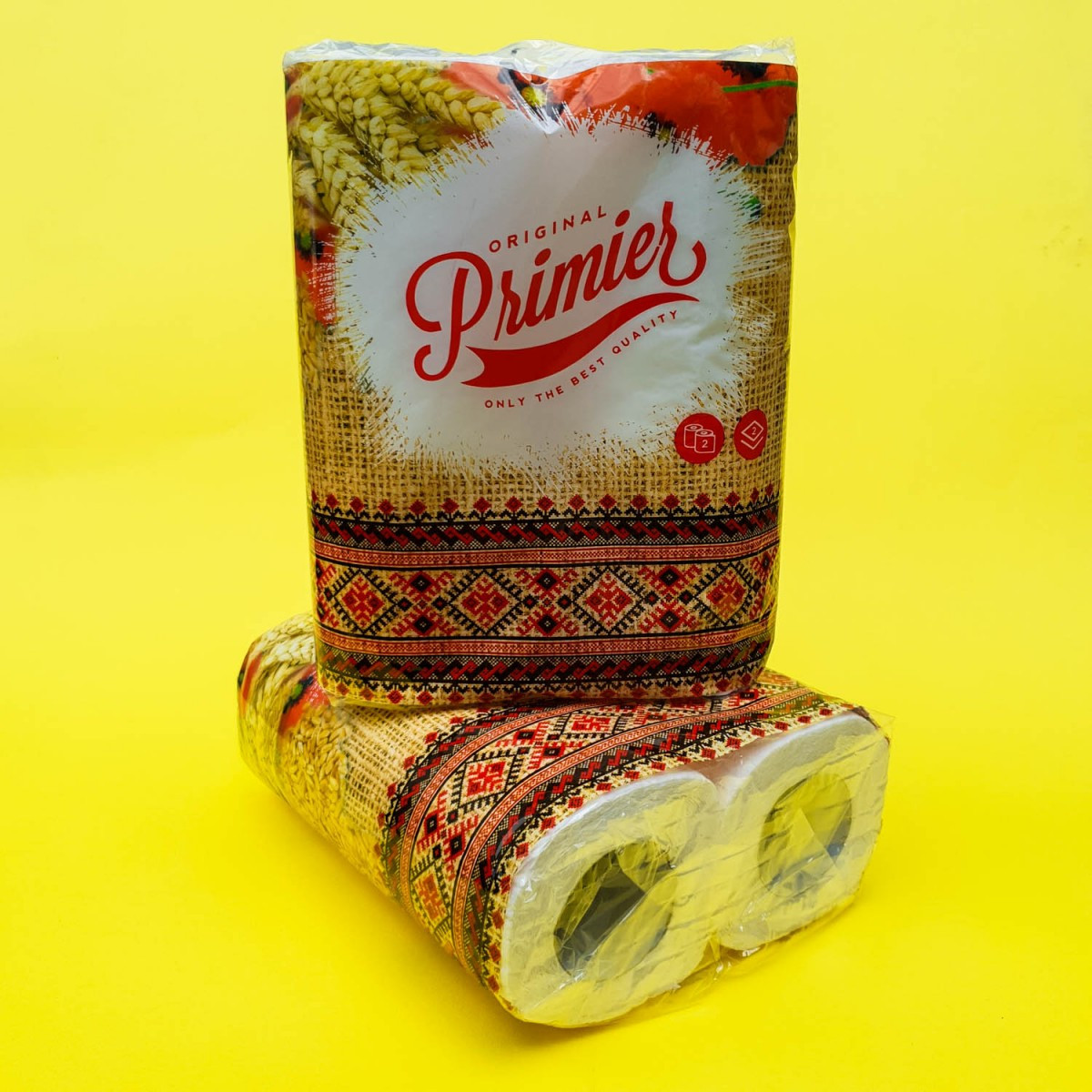 ТМ PRIMIER Рушники паперові, два рулони (24) (ID#1949275546), цена: 25. ...