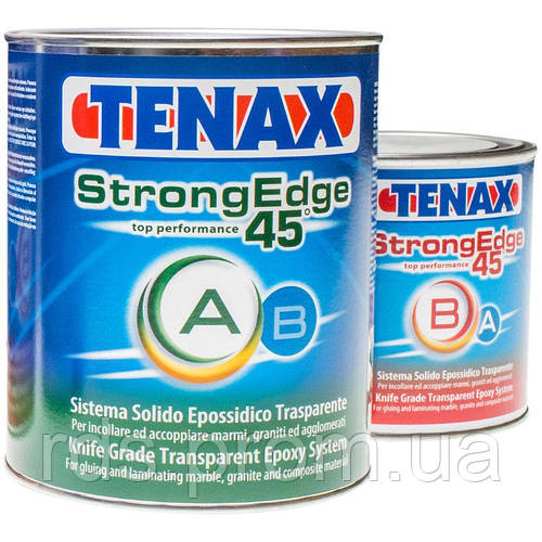 Купить Эпоксидный клей Tenax StrongEdge 45 (A+B) прозрачный, 1+0,5л ...