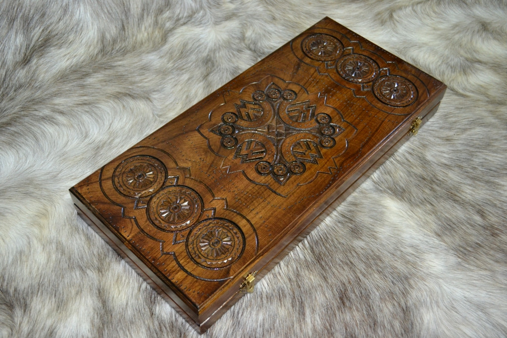 Нарды игра, доска 55 х 50см.(темные) купить в Украине цена, фото ...