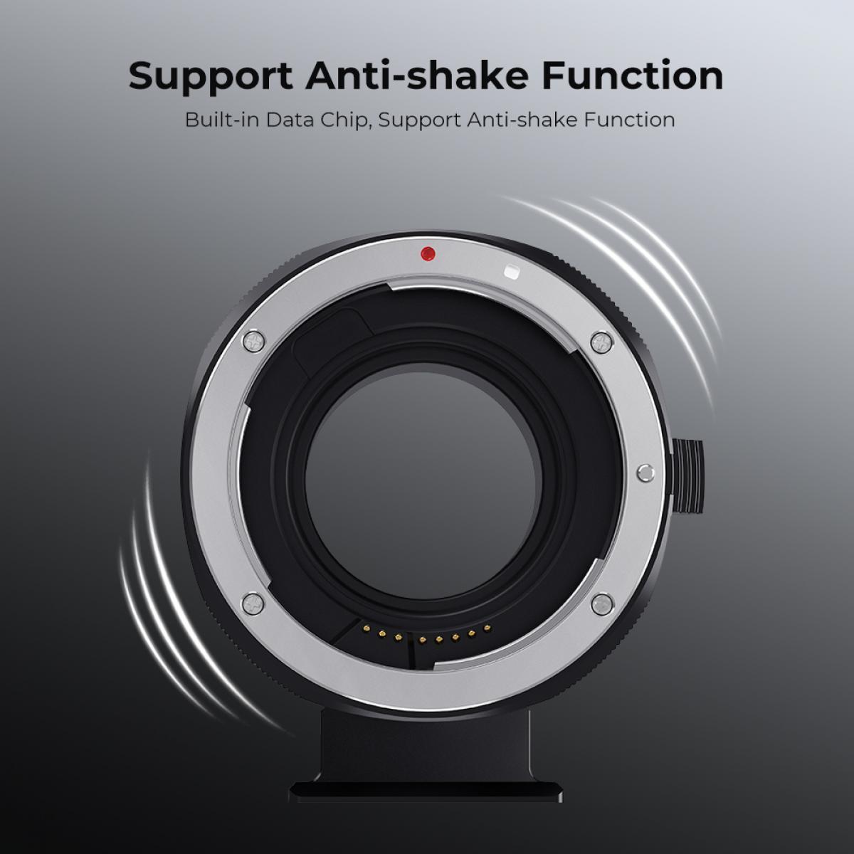 Адаптер (переходник) автофокусный K&F Concept EF-EOS M для Canon EF, EF ...