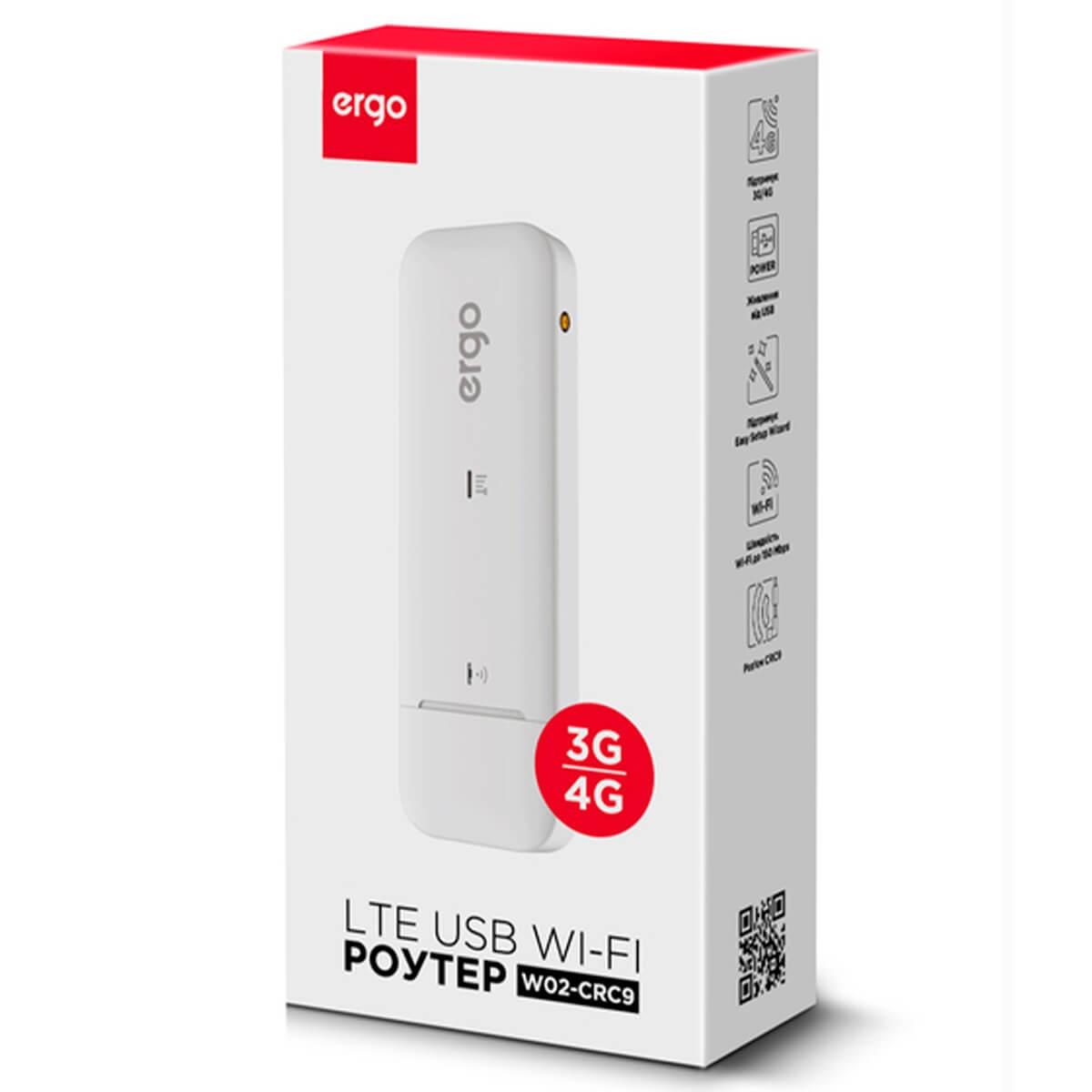 Купить Модем 3G/4G + Wi-Fi роутер Ergo W02-CRC9, цена 1122 ₴ — Prom.ua ...