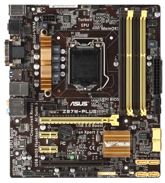 Купити Материнська плата ASUS Z87M-PLUS (Z87M-Plus) (s1150, Intel Z87 ...
