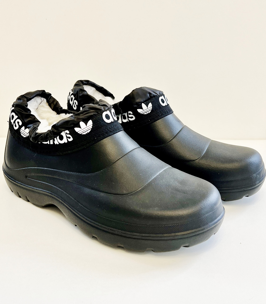 Мужские короткие сапоги Adidas из пены Зимние дутики на меху. Термо ...