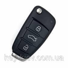 Ключ Audi,8V0 837 220F, викидний 3 кнопки USA 315Mhz, з чипом ID48 ...