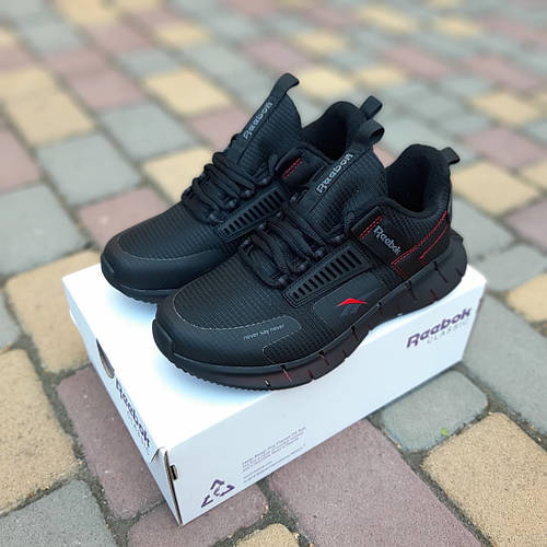 Купить Кроссовки термо мужские черные с красным Reebok ZIG Kinetica ...