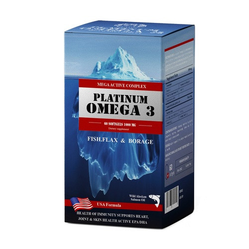 Омега 3 Платінум Капсули №60 — в Категории "Натуральные Препараты для ...