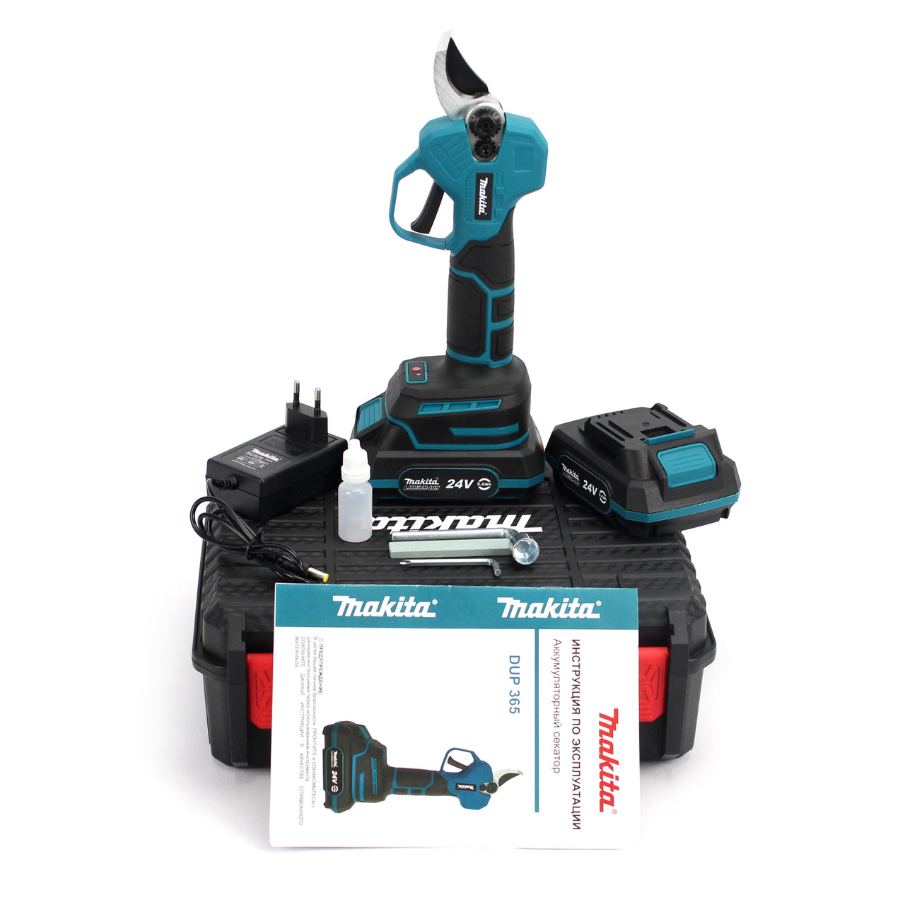 Аккумуляторный секатор Makita DUP365 (24V, 5AH), АКБ секатор Макита ...