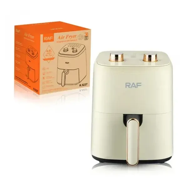 Аерогриль RAF 4.8 л аерофритюрниця мультипіч електрична повітряна мультиварка 4.8 л RAF R.5237 ...
