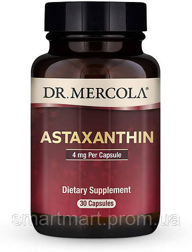 Астаксантин Astaxanthin Dr. Mercola 4 мг 30 капсул SM, код: 7743215 (ID ...