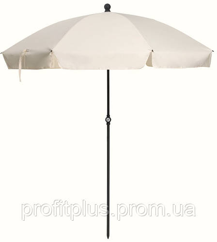 Большой пляжный зонт с тефлоновым покрытием 180 см Livarno Бежевый ...