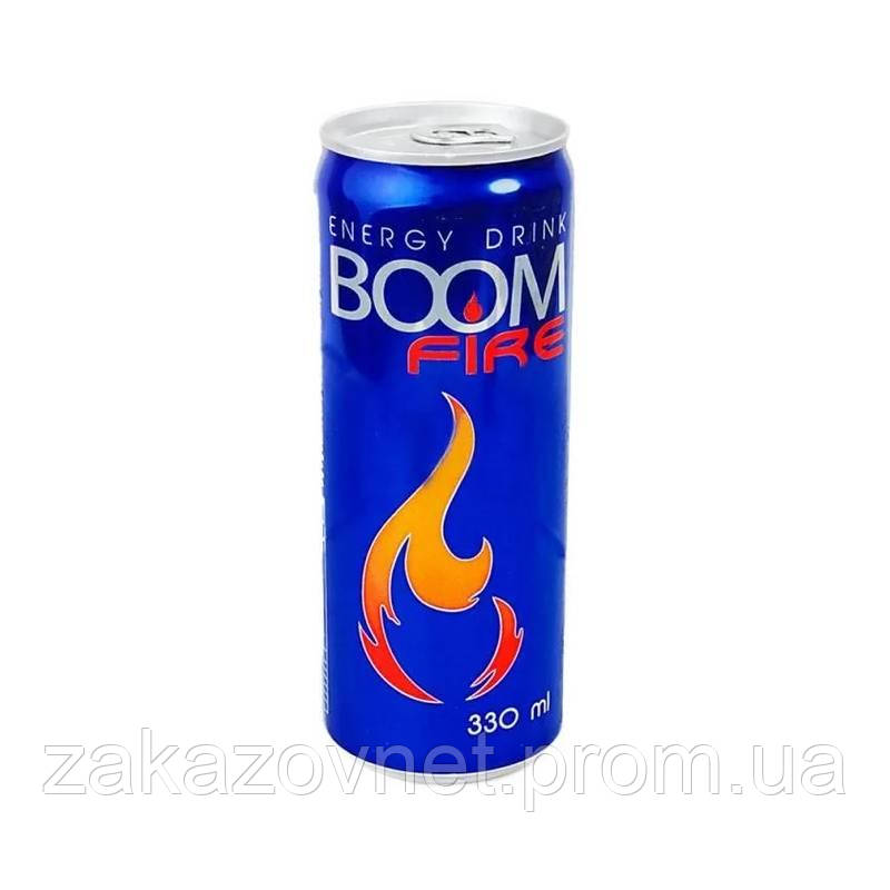 Купити Напій енергетичний Boom Fire 330 мл ZK, код: 8140225, ціна 51.98 ...