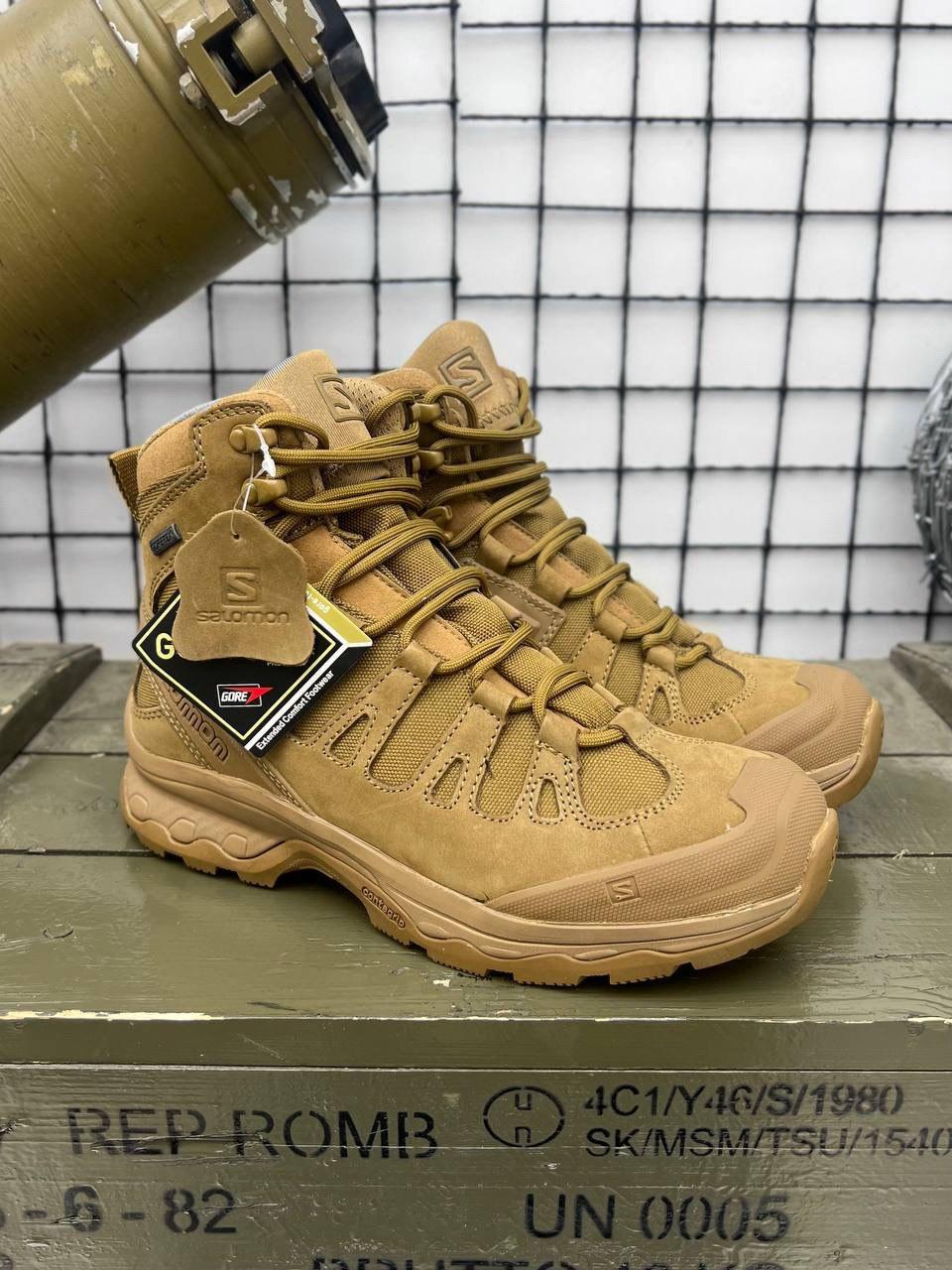Тактичні берці solomon кайот, черевики пісочні соломон, осінні черевики ...