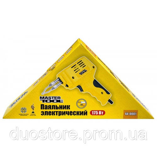 Паяльник импульсный MASTERTOOL с трансформатором 175 Вт 44-0001 DU, код: 7616012 (ID#1952718800 ...