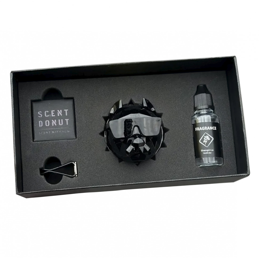 Ароматизатор повітря в машину на обдування Пітбуль чорний глянець (ID ...