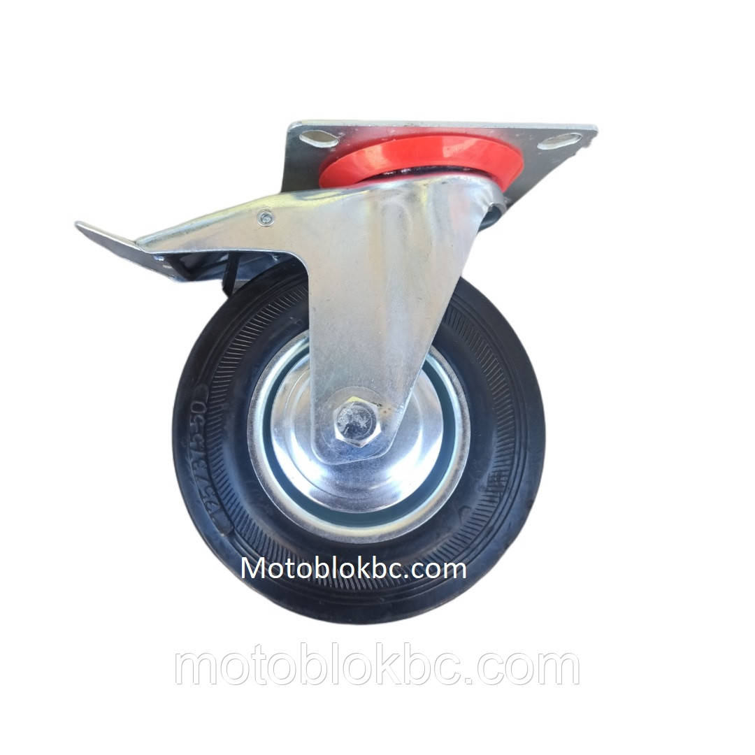 Колесо промислове 125 мм , Колесо поворотне з тормозом 125 мм ...