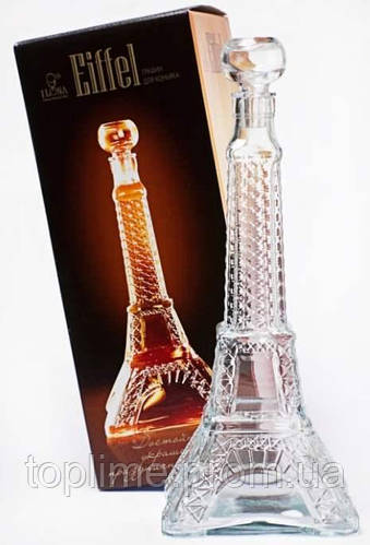 Графин для коньяка 700 мл Эйфелева башня 9469 700 HEL TM, код: 6601555 ...