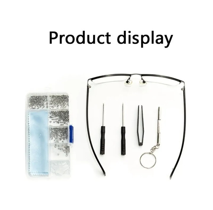 Набор для ремонта очков (винты, гайки, носоупоры - всего 400 шт ...