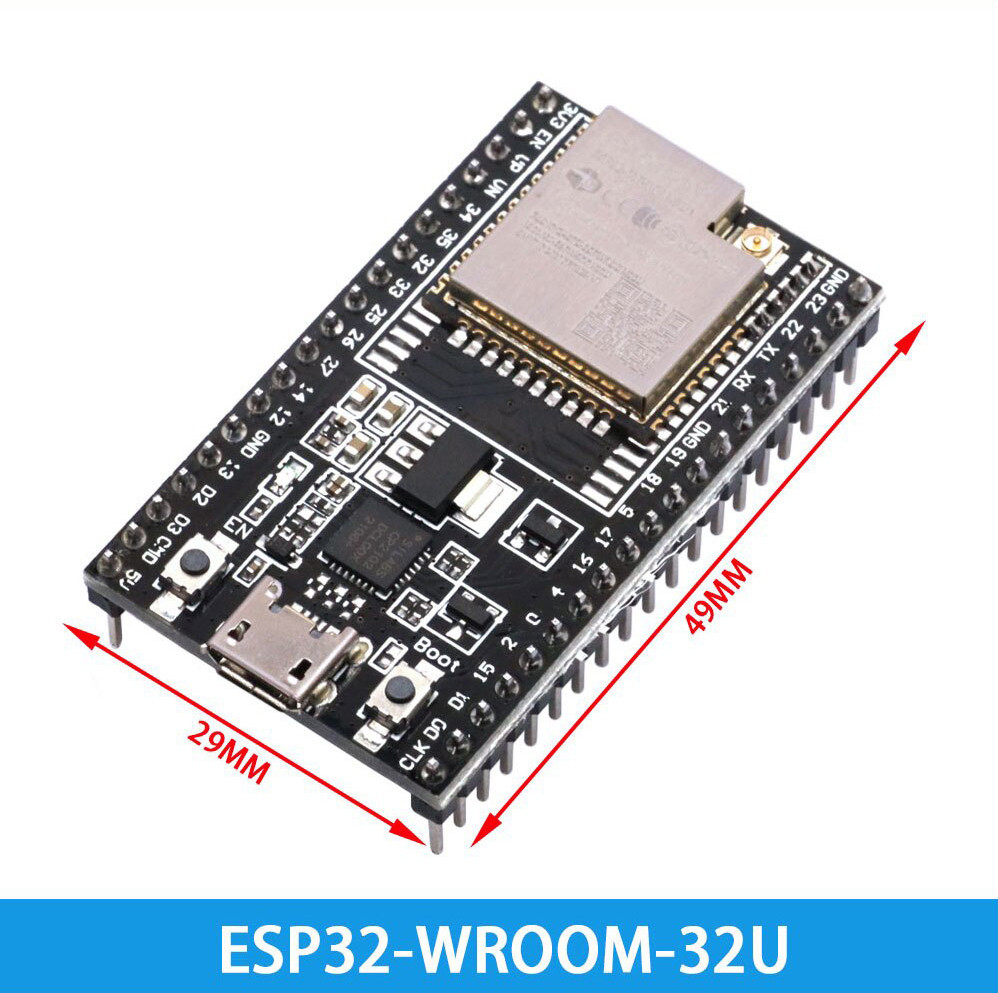 Модуль ESP32 WiFi Bluetooth WROOM-32U CP2102 (ID#1956224070), цена: 215 ...