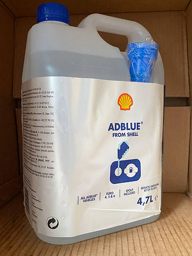 Купити Рідина AdBlue Shell для нейтралізації вихлопних газів 4,7 л ...