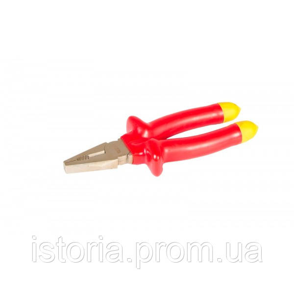 Плоскогубцы диэлектрические MASTERTOOL 200 мм хром-ванадий CrV6150 HRC 5055 27-0200 IS, код ...