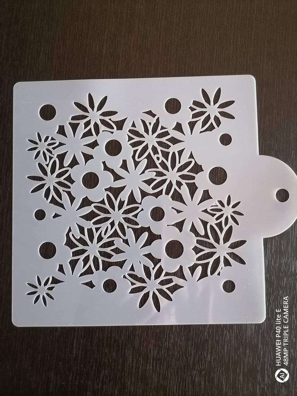 Купить Трафарет Квіти, цена 155 ₴ — Prom.ua (ID#1956523587)