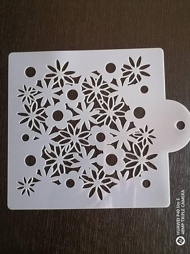 Купить Трафарет Квіти, цена 155 ₴ — Prom.ua (ID#1956523587)