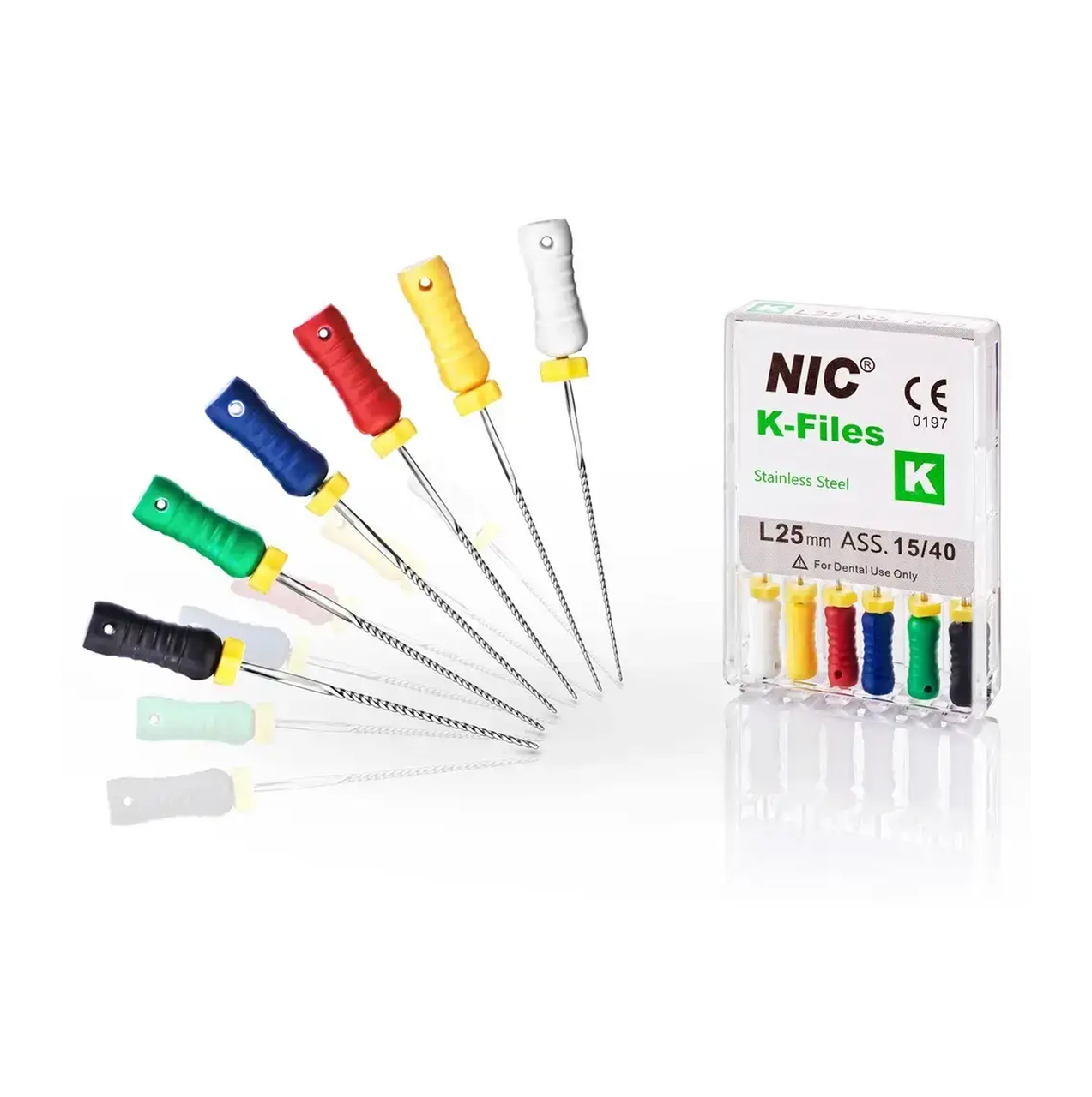 Эндодонтические файлы NIC K File 25, 25: продажа, цена в Киеве ...