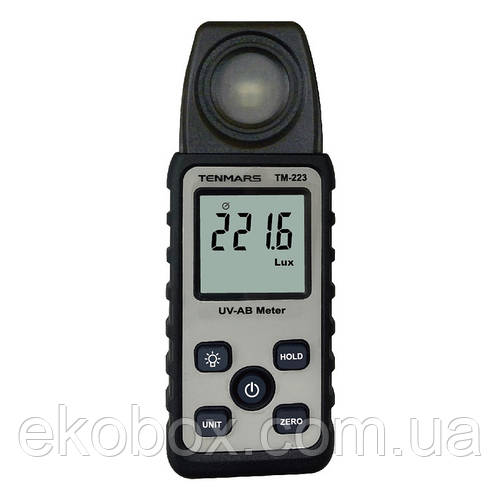 Люксметр для вимірювання потужності ультрафіолетового випромінювання UVAB TENMARS TM-213 (ID ...