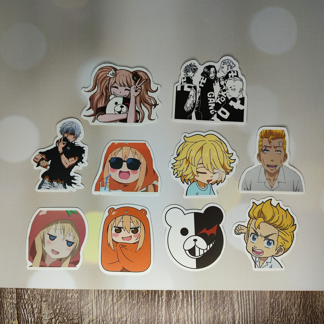 Наклейки, стикеры "Аниме". Набор из 10 шт (ID#1956867065), цена: 90 ...
